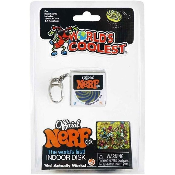 Nerf | Toys | Worlds Coolest Official Nerf Disc Keychain | Poshmark